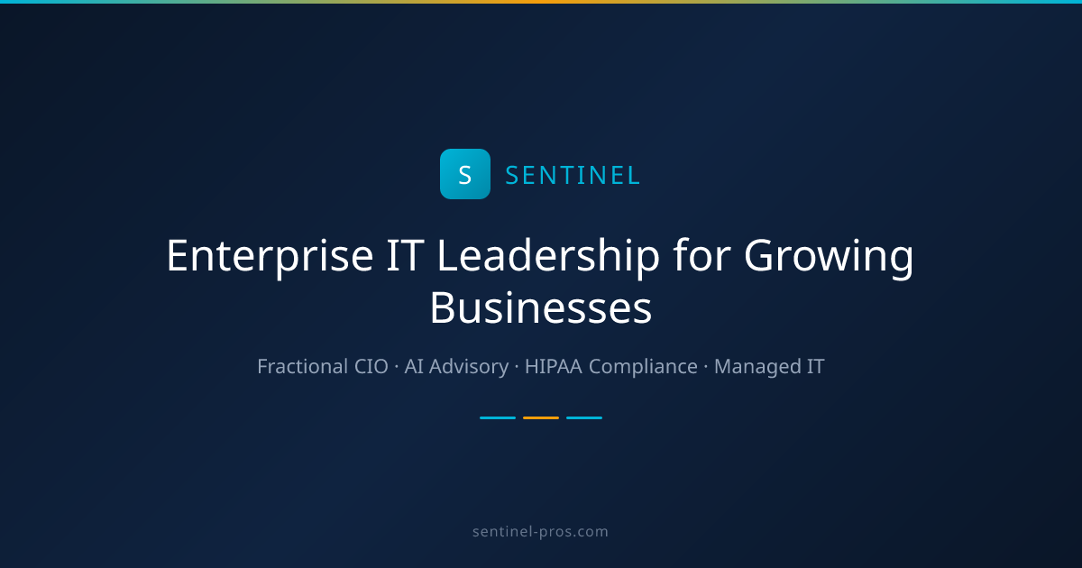 Sentinel Technology & Management Professionals | Enterprise IT ...